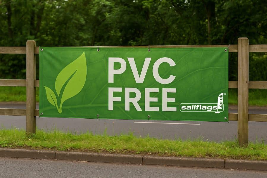 Expanded range of printed banners with eco-conscious options - Sailflags