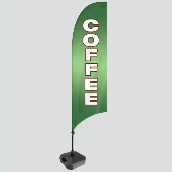 Coffee Flag | Eye-Catching Advertising for Cafés & Stalls