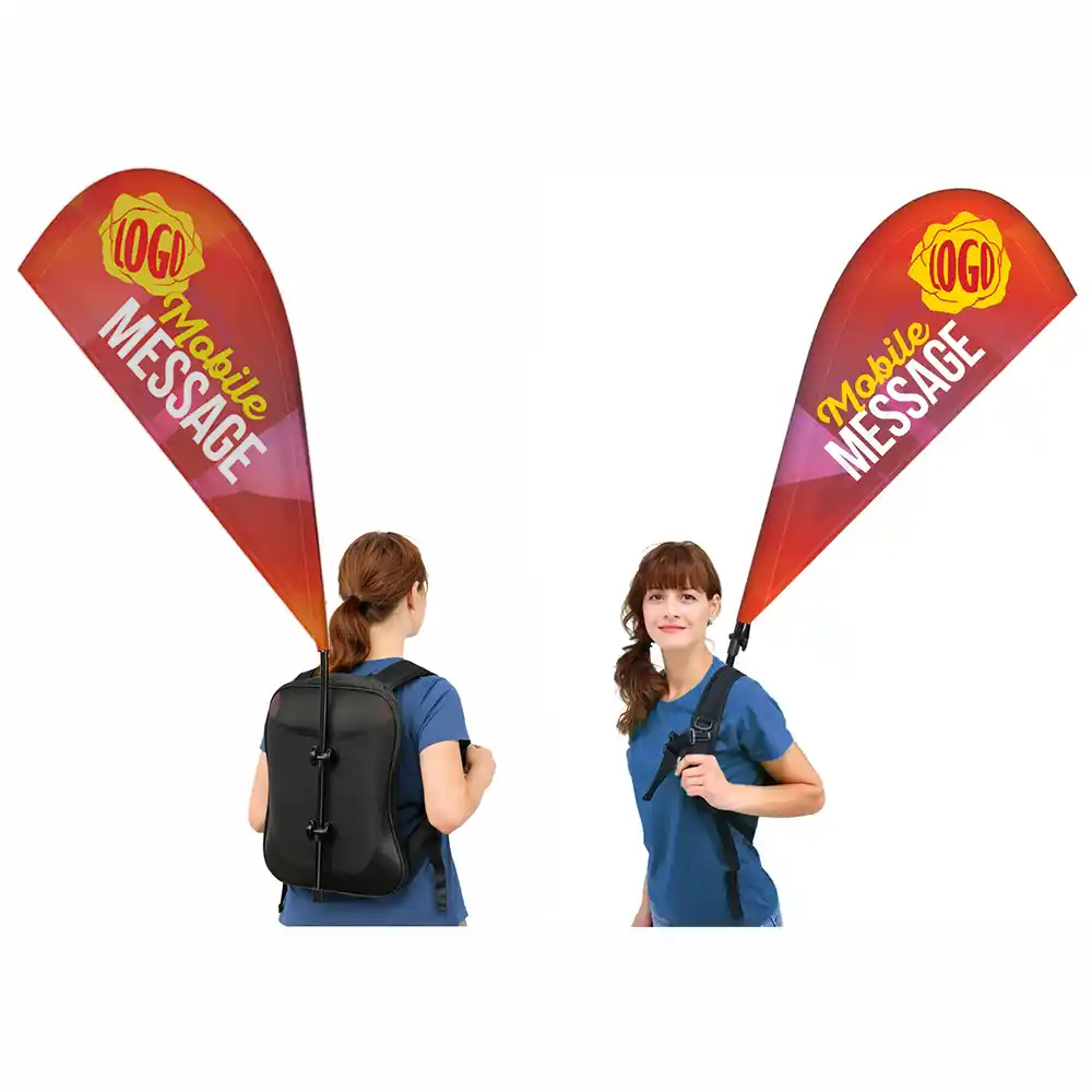 Ultimate Rucksack Flags & Backpack Flags | Custom Printed UK