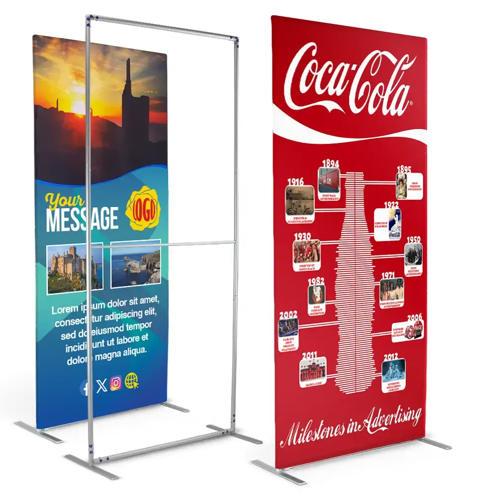 Fabric Banner Stand £159 | Free Design Service